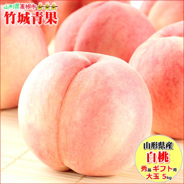 ■商品名:山形県産 白桃(大玉) 無袋栽培■商品内容:秀品:1箱 約5kg(8〜12玉)※玉数を基準としている為、1箱の重さは1割程度前後する場合もあります※玉数の指定は承れません※発送時期に合わせて品種が変わります(品種の指定はできません...