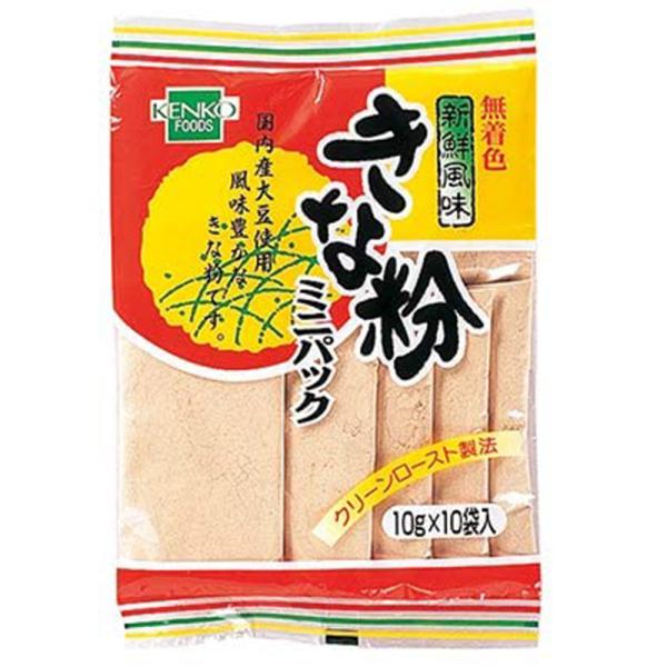 良質な国内産大豆を原料とし、クリーンロースト製法でじっくり煎り上げて挽いたきな粉です。ミニパックですので、必要な分だけご利用いただけます。お料理にお菓子に手軽に使えます。大豆の栄養素を効率的に摂取でき、カルシウム、マグネシウム、カリウム、リ...