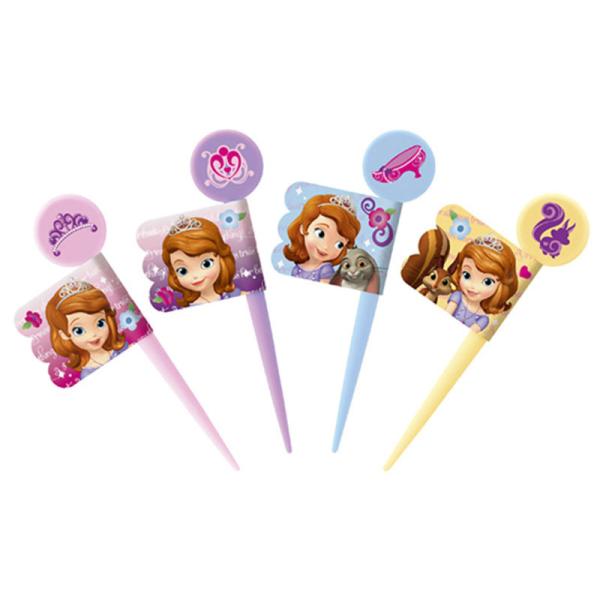 かわいい旗の付いたランチピックです。おかずやデザートにさすことで簡単にキャラ弁ができちゃいます。原料樹脂：ＡＢＳ樹脂耐熱温度：８０度入り数：１２本製造国：中国''　'( 爆買 ）