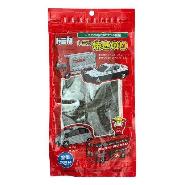 トミカファン待望の新商品！！なんとトミカの形の可愛いノリが簡単にできちゃう便利なカットのりです！！可愛い形が4種類入ってます♪白いご飯の上に飾ったりするだけで簡単にトミカの可愛いキャラ弁が作れちゃうから嬉しい♪時間が無い朝の簡単キャラ弁に！...