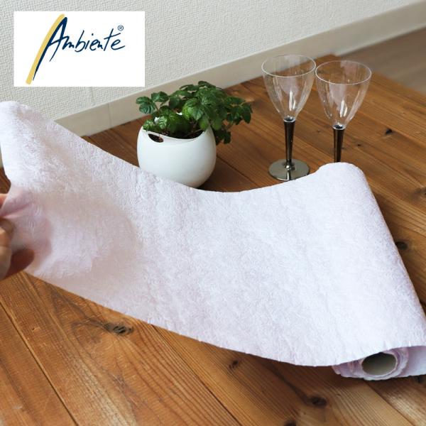 ヨーロッパの高級紙製品のメーカー　Ambiente（アンビエンテ）3枚重ね。紙製とは思えないほどのエレガントを演出できます。表面はエンボス加工。裏面は白地になっています。お好みの長さにカットしてご利用くださいサイズは33ｃｍ×6ｍ。使いたい...