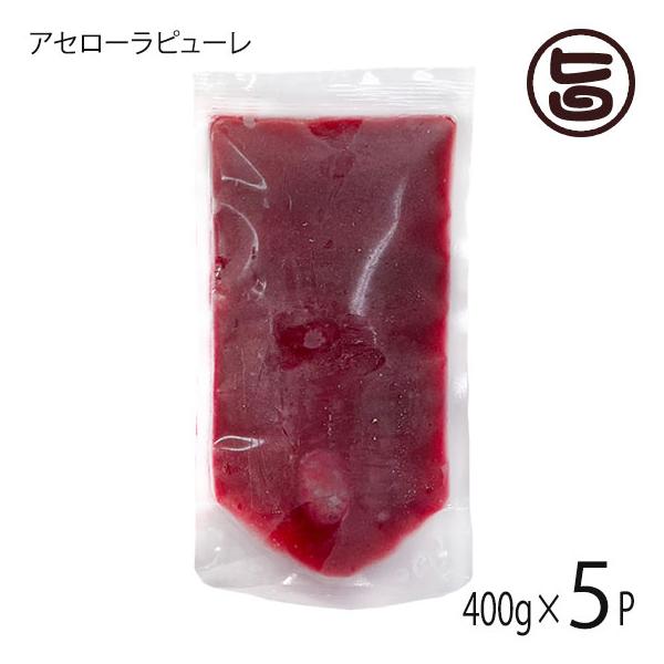 【名称】アセロラピューレ【内容量】400ｇ×5P【賞味期限】未開封で冷凍のままだと約半年※解凍後は冷蔵庫(10℃以下)で保存し5日以内にお召し上がりください。【原材料】アセロラ(沖縄産)保存料、着色料などの添加物は一切使用しておりません。【...