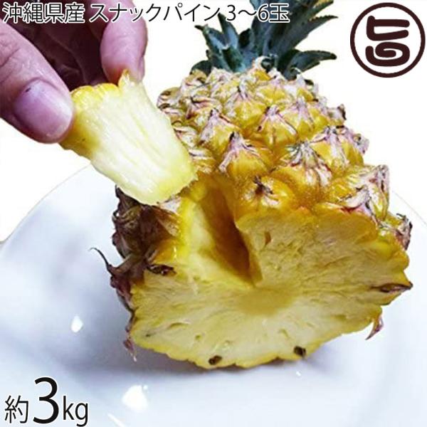 【名称】パイナップル【内容量】3kg(3-6個)【賞味期限】生ものですので、食べ頃になりましたらお早めにお召し上がりください。冷蔵庫での保存期間は、目安として約4日ほどです。【保存方法】冷蔵庫で保管してください。