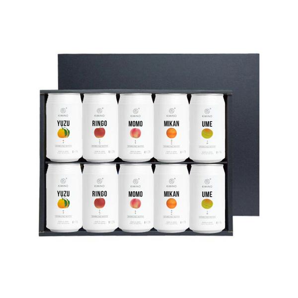 量の果汁を加えた無糖のスパークリングウォーターです。5種類をお楽しみいただけるセットです。＜セット内容＞ゆず スパークリングウォーター350ml　2本もも スパークリングウォーター350ml　2本りんご スパークリングウォーター350ml　...