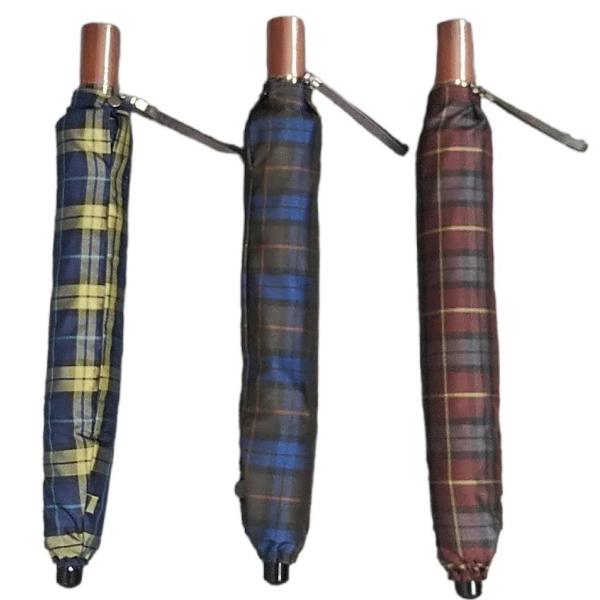 山梨甲州産先染め生地を使用して熟練の職人が一本ずつ丁寧に作った上品なタータンチェック柄折傘。トラディショナルでおしゃれな逸品。ギフトにも最適です。? 「日本製の上品なタータン柄折傘」? 「軽量で丈夫なグラス骨紳士傘」? 「トラディショナルで...