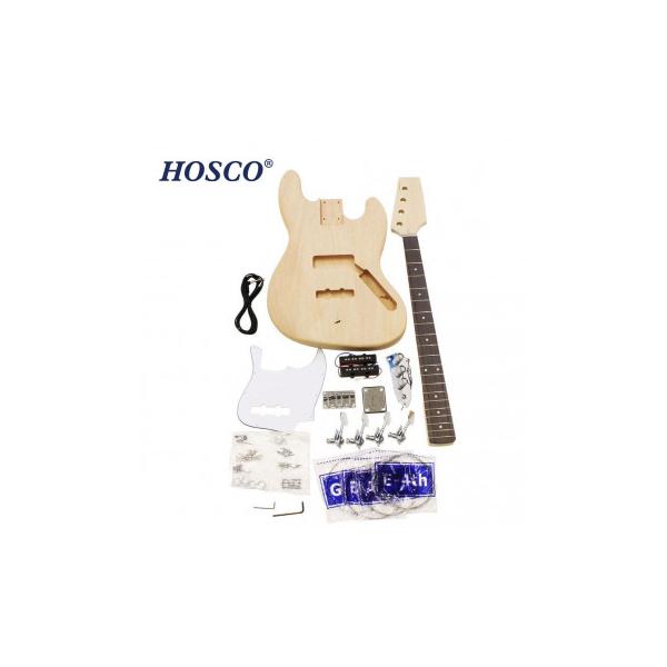 HOSCO楽器組立キットは「楽器製作」をご家庭や学校で楽しんでいただく事ができます。市販品にはない愛着と苦労しながら完成にたどりついた時の達成感は何事にも替えられません。ER-KIT-JBエレキベースJBタイプ組立キットは、幅広いジャンルに...