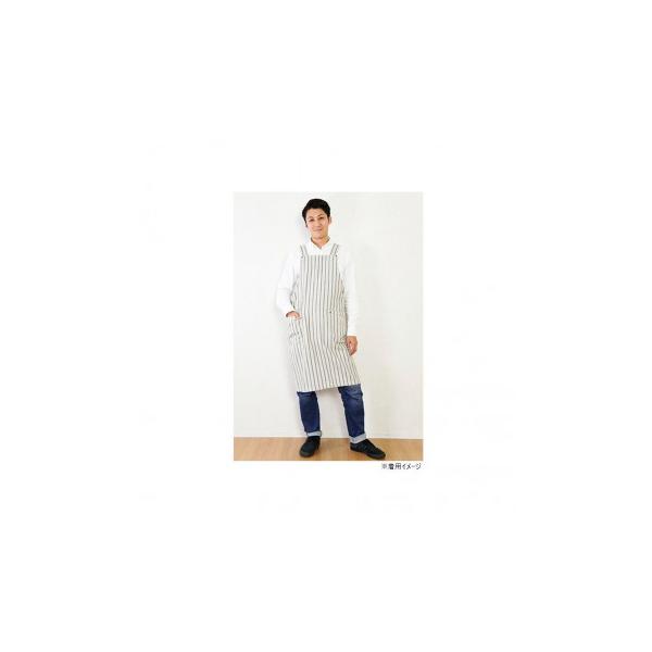 男性にもおすすめな、ゆったりサイズのエプロンです。便利なポケット付き。