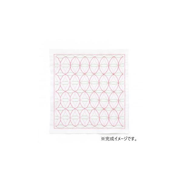 伝統分様と、伝統的な配色のかさねの色目から着想を得て現代風にデザインした刺し子花ふきんです。ジッパータイプの袋ですので使いかけの材料が保管できて便利です。