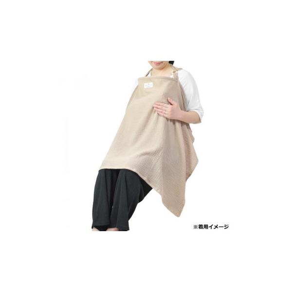 通気性に優れた綿100%のダブルガーゼを使った柔らかな授乳ケープ。柔らかく通気性があり、赤ちゃんやママにもやさしい素材を使用。どこでも好きな場所でさっと被るだけで授乳ができるエプロンスタイル。ソフトワイヤーが首元を開き、赤ちゃんにママの笑顔...