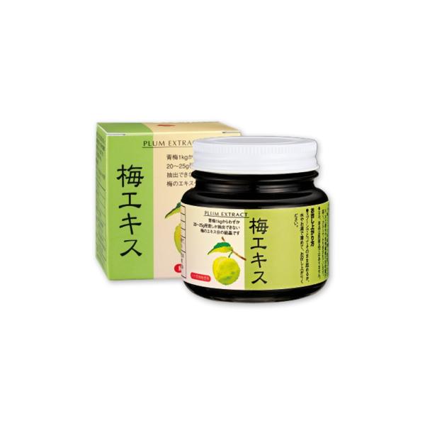 ペースト状で素早く体内に吸収される、紀州産青梅の果汁を濃縮した『梅エキス』みなべでは一家に1つ昔から伝わる常備品です。