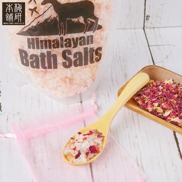 お家でハーブバスソルトによる贅沢なバスタイムが楽しめます。 ヒマラヤ岩塩を使ったバスソルトを湯船のお湯に入れることで、 ・温浴効果が上がって体が温まりやすくなる ・保湿作用によって湯冷めしにくくなる ・お肌がスベスベになる など、体に良い効...