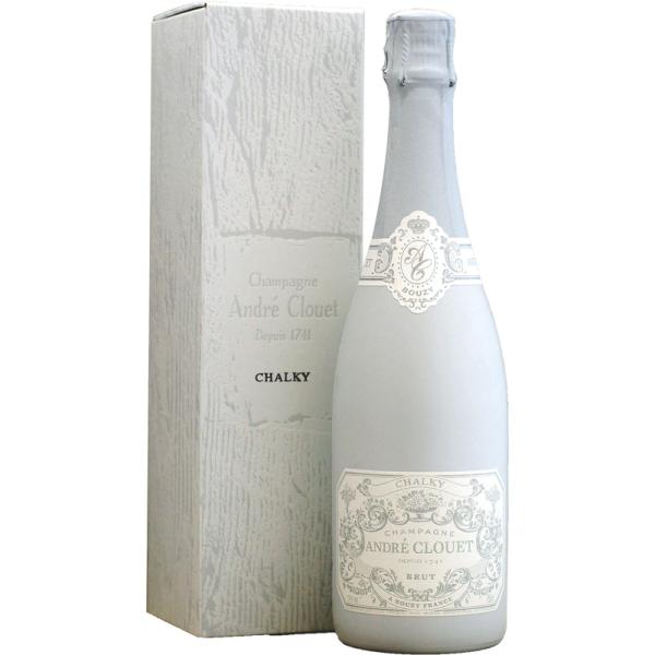 【2021新リリース!】シャンパーニュ地方の特徴的な土壌である白亜（チョーク）を模して、ラベルだけでなくボトルも純白に拵えたブラン・ド・ブラン!シャンパーニュ地方の白亜質石灰岩は、円石藻と呼ばれるプランクトンの化石が堆積したもので、白亜紀の...