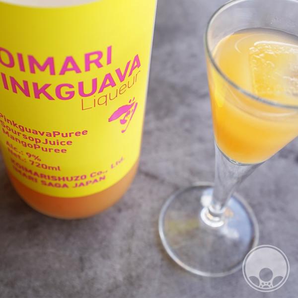 [原材料]醸造アルコール、 糖類 (国内製造)、 ピンクグァバピューレ、サワーソップ果汁、 マンゴーピューレ、クエン酸 [アルコール度数]9％[酒蔵名]古伊万里酒造（佐賀県）
