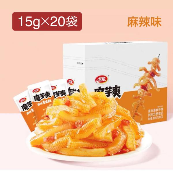 ■　商　品　仕　様　■【商品名】 衛龍魔芋爽 麻辣味【内容量】 18g × 20袋【原産国】 中国【製造日】 枠外略号で記載 (商品画像記載の製造日と現物は異なる場合がございます)【賞味期限】 製造日から180日以内【保存方法】 直射日光を...