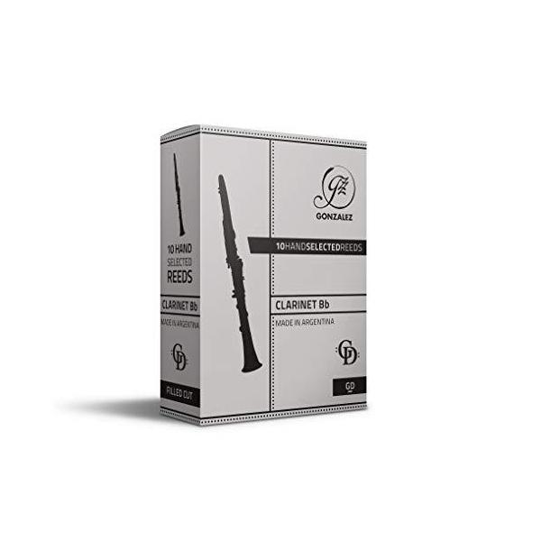 GONZALEZ GD B♭クラリネットリード ファイルドカット [3] 10枚入り 通常アルトサックスリード用に使用される直径材で最高品質の材料で製造されます。 材料厚み3.2mm 先端の厚さ0.15mm ゴンザレスリード初のファイルドカ...