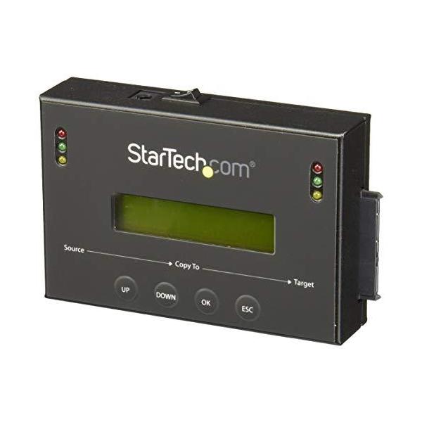 スタンドアローン型SATAハードドライブデュプリケータ。SATAハードドライブ(HDD)またはソリッドステートドライブ(SSD)の正確な複製を行います。または、複数のイメージを含むバックアップライブラリ1件を作成し、いつでも別のドライブにコ...