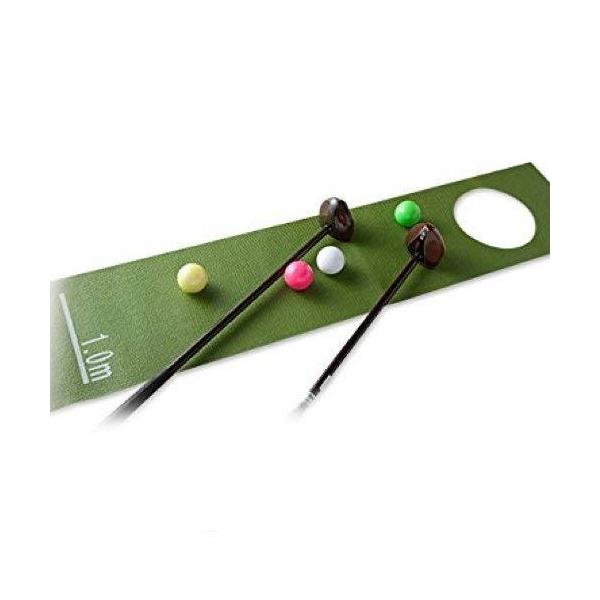 グラウンドゴルフ・パークゴルフ用のホールインワン自宅練習マットです。 自宅などにおいて、好きなだけ練習が出来ます。 ２mのパットに自信がつきます！ 直径約２０cmの極浅カップでジャストタッチの感覚が体感できます！ マット サイズ：長さ 約2...