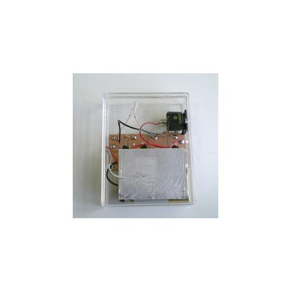 静電気チェッカー製作キットの完成品です。半田ごて不要，すぐに使えます。