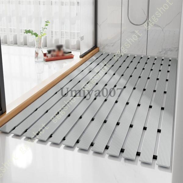 ご来店ありがとうございます特徴サイズ：約43*61cm 61*61cm 61*90cm 61*122cm★ お風呂マットは透水穴の設計で、水分が残らないように排水穴から素早く排水し、水切れがよくていつも乾いて清潔に保ちます。★ 使用後、浴槽...