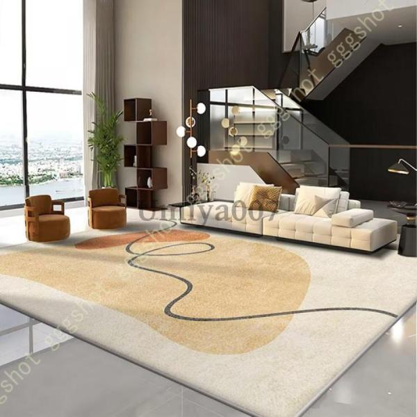 【ご来店ありがとうございます】 1.一年中快適ラグ 夏場の冷房、冬は床暖房 ホットカーペット対応 ラグマットはポリエステルを採用し、サラッとした触り心地で、冬は暖かく（耐熱試験も合格済みのでホットカーペット・床暖房に対応）、夏はサラサラので...