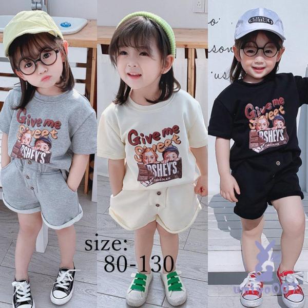 "【素材】：綿【カラー】：3色【サイズ】：(約)*着丈：36cm(80) 39cm(90) 42cm(100) 45cm(110) 48cm(120) 51cm(130)*バスト：32cm(80) 34cm(90) 36cm(100) 38...