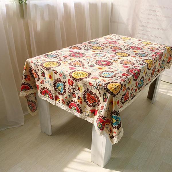 ■ 品名:テーブルクロス■ 素材:コットン■ カラー：写真参考■ サイズ：60*60cm              90*90cm              100*140cm              140*140cm         ...