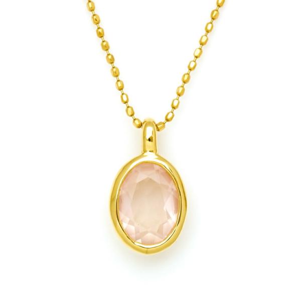 ネックレス クオーツ 18K 18金 記念日 メッセージ ギフト 贈り物【商品番号】PN0402【商品名】K18 ローズクォーツ ペンダントトップ 「ignudo」【商品情報】■地金:K18 イエローゴールド（画像サンプル品）※イエロー・ピ...