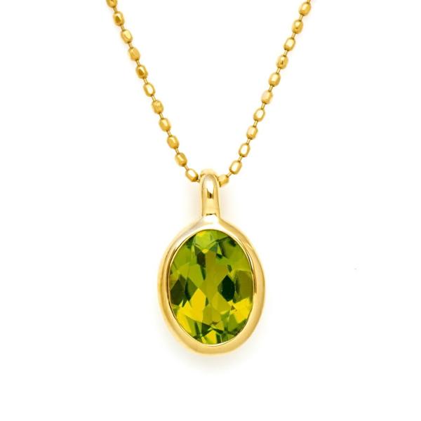 送料無料 ネックレス 誕生日 8月誕生石 18K 18金 ゴールド 記念日 メッセージ ギフト 贈り物【商品番号】PN0405【商品名】K18 ペリドット ペンダントトップ 「ignudo」 【商品情報】■地金:K18 イエローゴールド （...