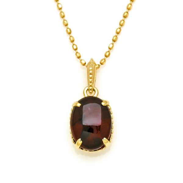 ネックレス 10K 10金 イエローゴールド ホワイトゴールド ピンクゴールド 誕生日 1月誕生石 メッセージ ギフト 贈り物【商品番号】PN0799【商品名】K10 ガーネット ペンダントトップ 「bagliore」【商品情報】■地金:K...