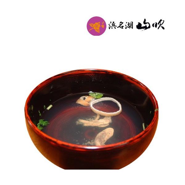 うな重、うな丼のお供、うなぎの肝吸い(きもすい)※肝吸い単品でのご購入はできません。また、一度に購入できる数は、最大20袋までになります。