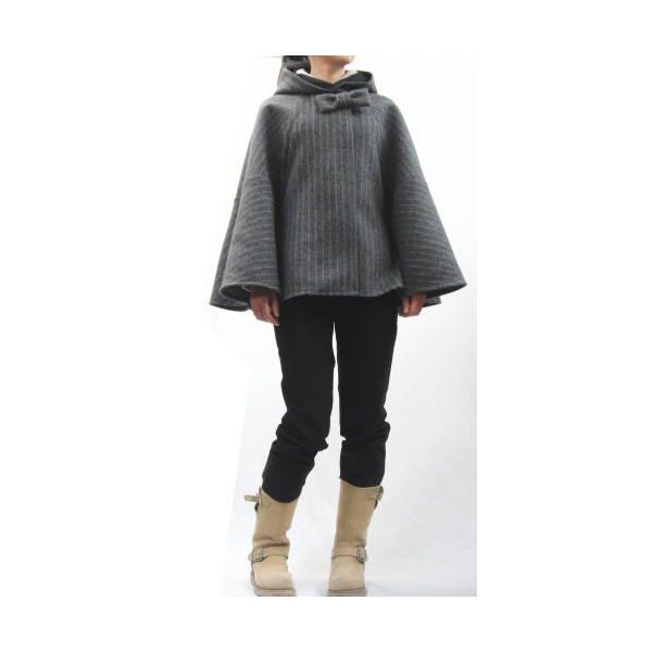 簡単仕様ながら、本格的シルエットのポンチョです。袖出し口を無くす代わりに、袖をぺプラムデザインにする事で腕の充分な運動量を確保！子供っぽい単純な円筒型の型紙や、運度量を確保する為に短い袖丈の型紙では満足できない方に、お薦めの型紙です。こんな...