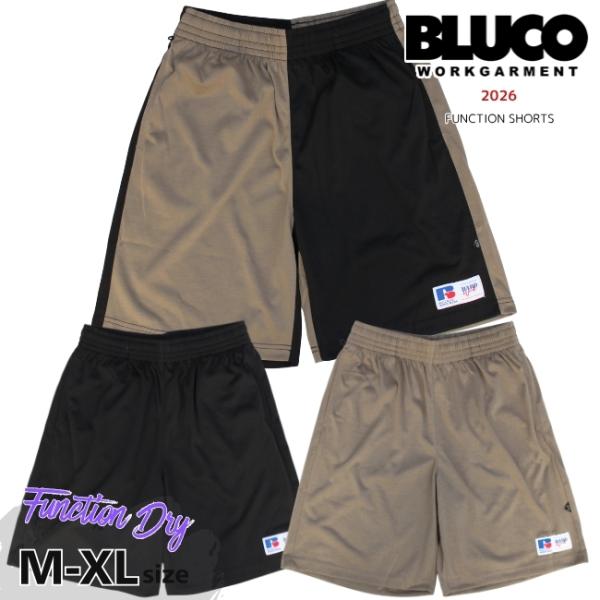 BLUCO ブルコ2026新作ファンクションショーツ163-45-015＜北海道・東北・沖縄へのお届けは「代金引換」「到着日時指定」がご利用頂けません/２点以上もしくは他の商品と同梱で宅配便を使用します＞ポリエステルでありながらコットンの風...
