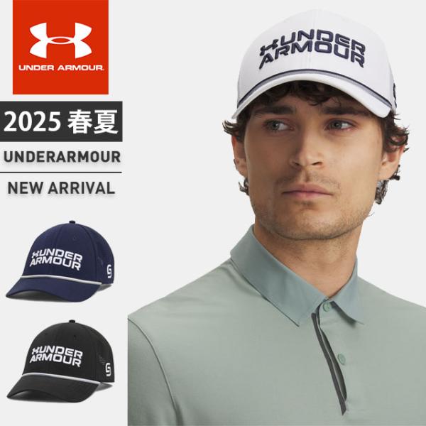 1389912の特徴<br>ジョーダン・スピース選手シグネチャーキャップ。<br>UAストームによる撥水性とUAアイソチル素材のスウェットバンドによる涼しさを実現。<br>1ラウンドを常に最高の状態で回る...