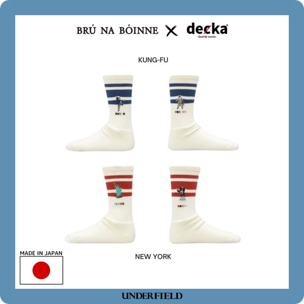detail:BRU NA BOINNE × decka -Quality socks-ブルーナボイン×デカクオリティソックス80's Skater Socks EmbroideryBNBde45decka の代表的なプロダクトの1つである...