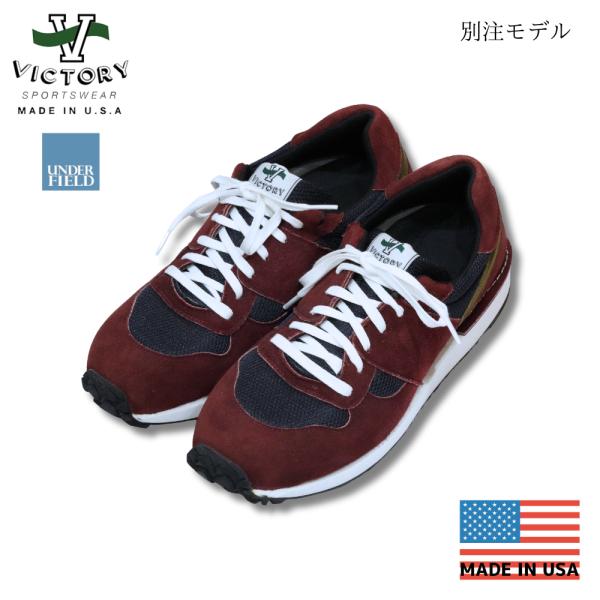 detail:＊店頭在庫品・セール商品に付き多少の汚れ、傷はご了承下さい。VICTORY SPORTSWEAR ヴィクトリースポーツウェア別注CLASSIC-BURGUNDYロード/トレイル/ウォーキングランナーは、伝統的なシルエットに基づ...