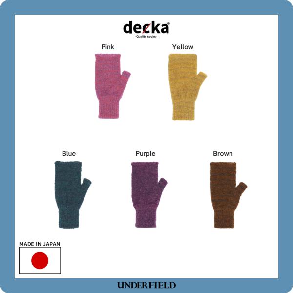 detail:DECKA デカdeg-02 Fingerless Gloves | Mohair | 2nd Collection空気を含みやすい特殊な形状のモヘアの糸で編んだミトン型のフィンガーレスグローブ。MADE IN JAPANma...