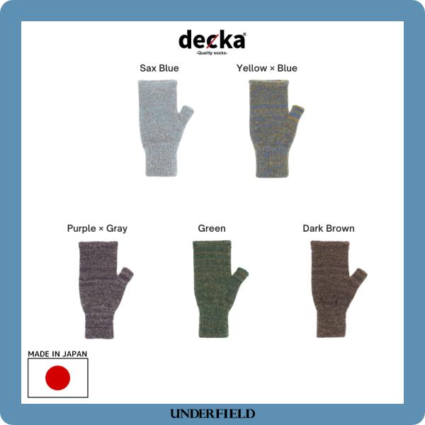 detail:DECKA デカdeg-02 Fingerless Gloves | Mohair | 2nd Collection空気を含みやすい特殊な形状のモヘアの糸で編んだミトン型のフィンガーレスグローブ。MADE IN JAPANma...