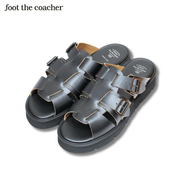 detail:foot the coacher フットザコーチャーGURKHA SANDALS(GLOXI THICK SOLE)FTC2412017トラディショナルなグルカサンダルをスライドタイプにアレンジ。通常のグルカサンダルに見られる...