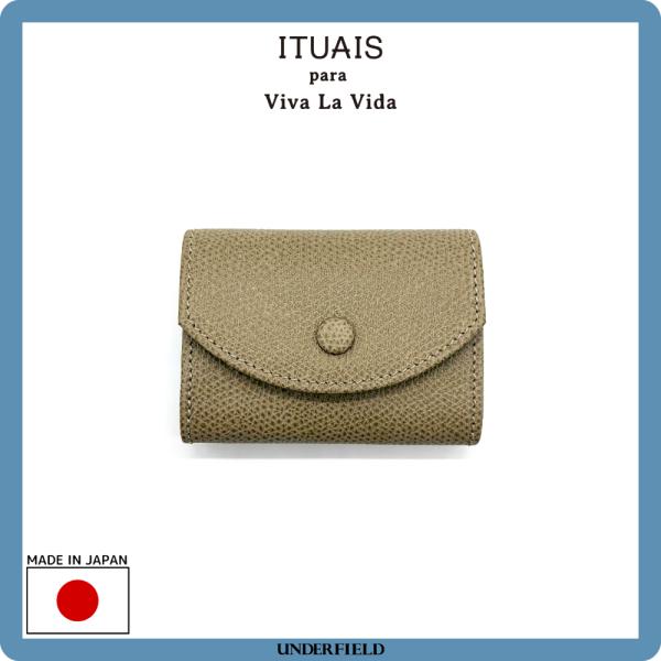 detail:ITUAIS イトゥアイスBELEZERA COIN PURSEOYSTER GRAYブラジルのスラングで「美」を意味するビリズエラ。素材、機能性、見た目において、美を意識したコレクションです。外側にドゥーファンレザー、内側に...