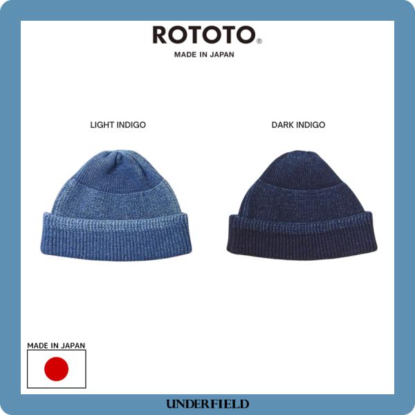 detail:ROTOTO ロトトR5146 INDIGO MIL WATCH CAPヴィンテージのミリタリーワッチキャップをデザインソースにした、ワッチキャップです。ソックスの技術を応用し、ストレッチ糸と共に度詰めに編み立て、更に製品洗い...
