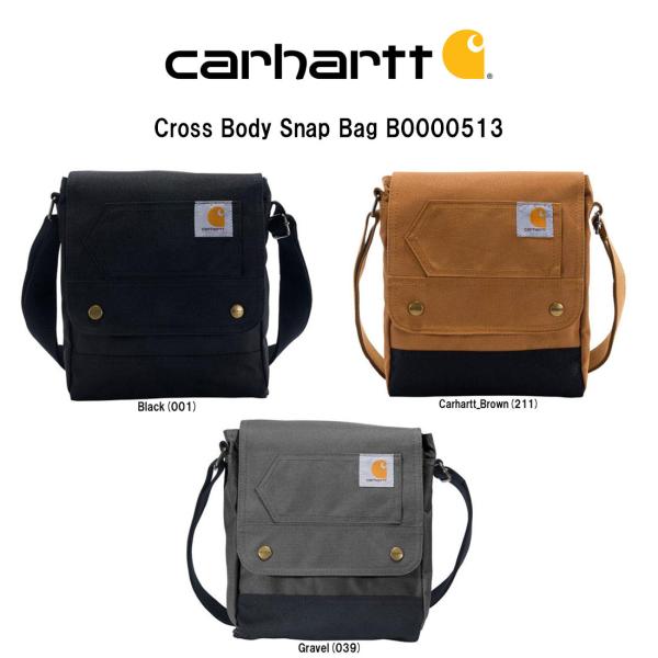 Carhartt(並行輸入品)Cross Body Snap Bag※モニター環境によりカラーイメージが異なる場合がございます。※生産や入荷時期により、ロゴやタグ等のカラーやデザインが変更される場合がございます。※こちらの商品に外箱・ショッ...