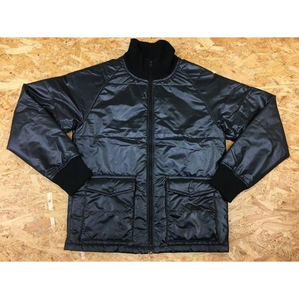 Fundamental Agreement LUXURY ファンダメンタル M メンズ ジャケット 中綿入り モックネック ラグラン ダブルジップ ポリエステル100% 黒