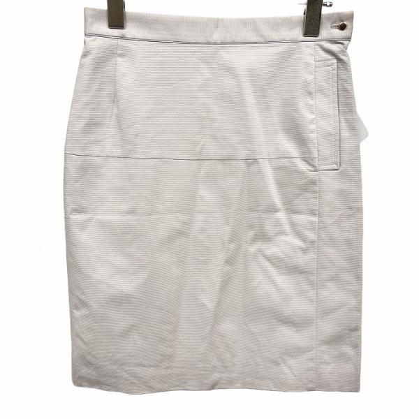 【新品/訳アリ】STUDIOUS|LEP LUSS 別注 パイピングスカート 綿×ポリウレタン(裏地：キュプラ) 0 ライトグレーベージュ系 レディース