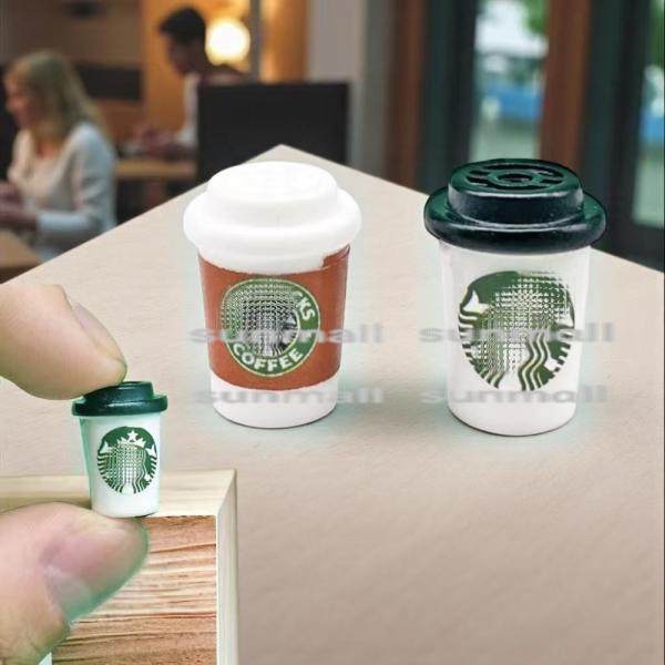 サイズ：01-ホワイト:約 高さ17mm × 直径14mm02-ブラウン:約 高さ17mm × 直径13mm※サイズは目安です。※製造工程上、数ミリ程度の個体差がある場合がございます。※ミニチュア雑貨のため、実用品ではありません。素材／材質...