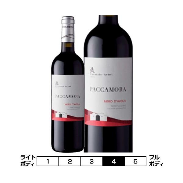 パッカモーラ・ネロ・ダーヴォラ[2024]バーリョ・クラトロ・アリーニ 1875 赤 750ml　PACCAMORA　NERO D'AVOLA[BAGLIO CURATOLO ARINI 1875]（旧ヴィラ・トニーノ/VILLA TONI...