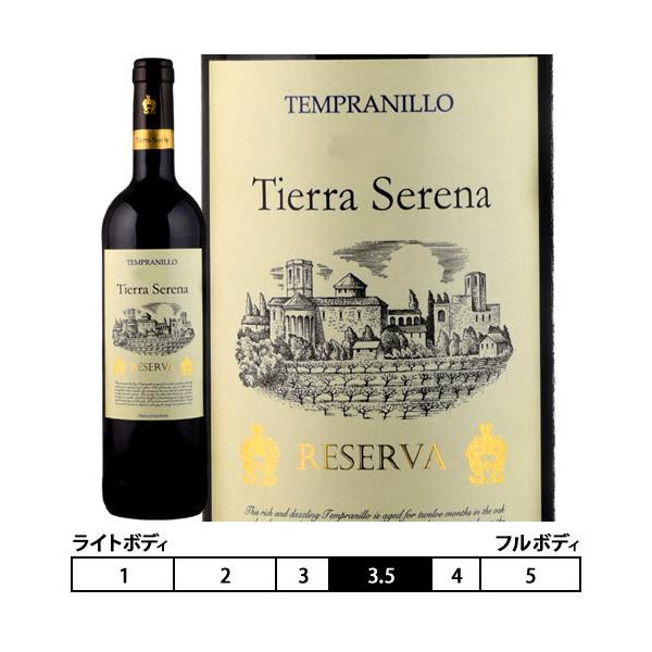 ティエラ・セレナ テンプラニーリョ レセルバ[2015]アルティーガ・フステル 赤 750ml Tierra Serena Tempranillo Reserva [Artiga Fustel]スペイン アラゴン