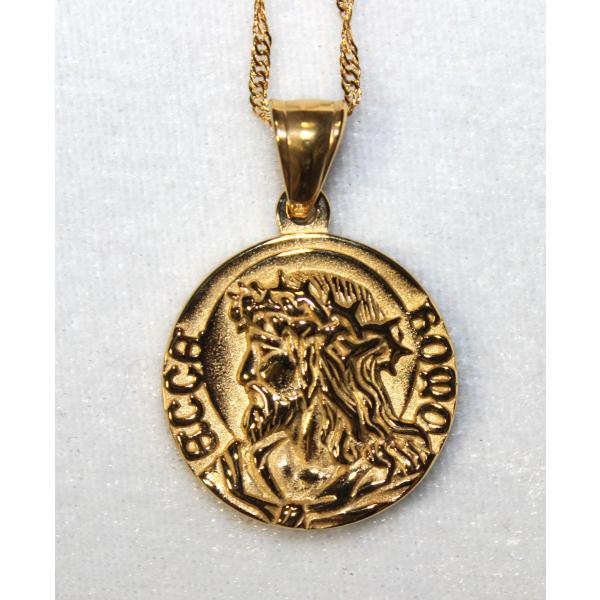 チェーンタイプは、レディース用にウォーターウェーブタイプが写真に写っておりますが、メンズのチェーンに変更することが可能です。コイン裏面に書いてある「ニーバーの祈り」（Serenity Prayer）は、アルコール依存症克服のための組織や、薬...