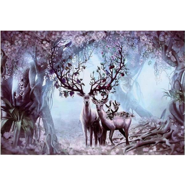 神鹿を題材にした1000ピースのジグソーパズルです。完成時の大きさは、70cm×50cmです。日本では、鹿は、神の使い−−「神鹿」（しんろく）と呼ばれて、特に奈良や広島、茨城などの地域では神聖な動物とされてきました。鹿を神聖視する思想は、大...