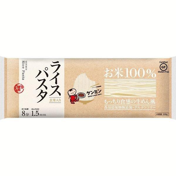 お米にこだわった、お米100％ならではの、上品な香りともっちり食感が特徴のお米の魅力が詰ったライスパスタです。●内容量250g●原材料米●栄養成分表示（100g）エネルギー：349kcal、たんぱく質：6.5g、脂質：1.2g、炭水化物：7...