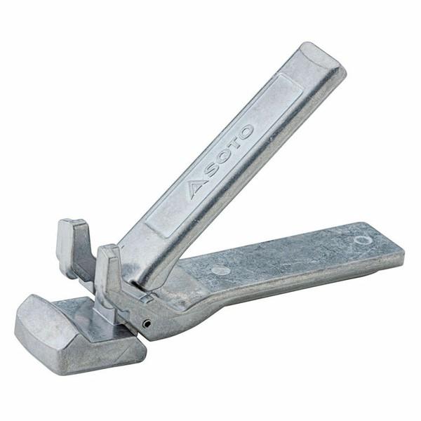 SOTOの丈夫で本格的なクッカー、GORAシリーズ専用のリフターです。この商品は、GORAステンレスヘビーポットのセットにも含まれているアイテムですが、取っ手としても、スタンドとしても使えるので、 複数の鍋を同時に調理している時などに、もう...